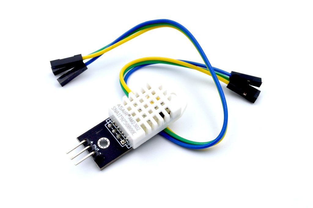 Módulo con sensor de temperatura y humedad DHT22 | Formación STEAM ...