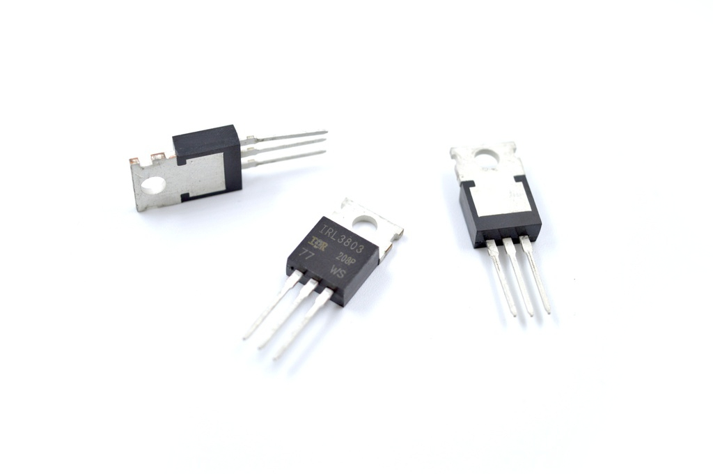 Transistor Mosfet IRL3803 Canal N TO-220 | Formación STEAM - gestión
