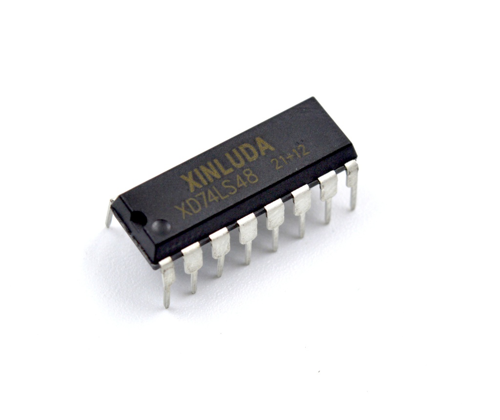 Decodificador controlador BCD a 7 segmentos SN74LS48N DIP-16 ...